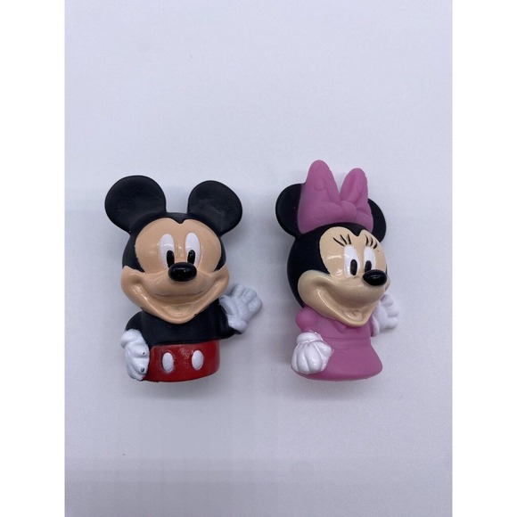 Disney | Toys | Disney Mickey And Minnie Mouse 2 Rubber Finger Puppets ...